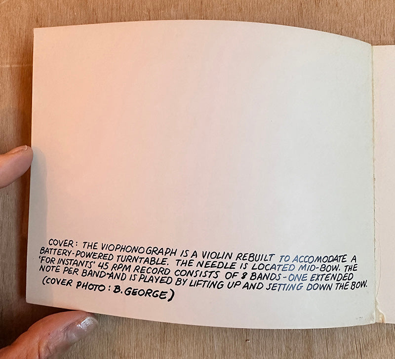 NOTEBOOK: Laurie Anderson – Crown Point Press Bookstore