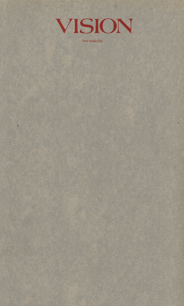 Vision #3: New York (1976) – Crown Point Press Bookstore